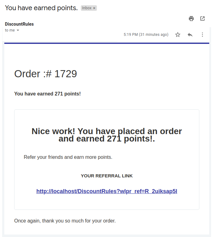 How to Customize Loyalty Points Email in Your WooCommerce Store?