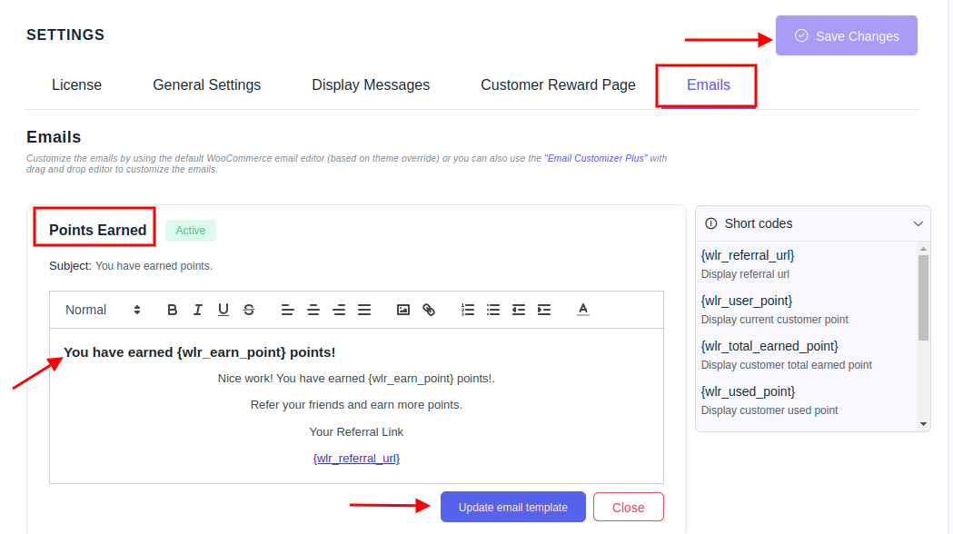 How to Customize Loyalty Points Email in Your WooCommerce Store?