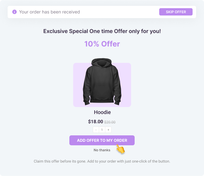Checkout Upsell and Order Bump for WooCommerce